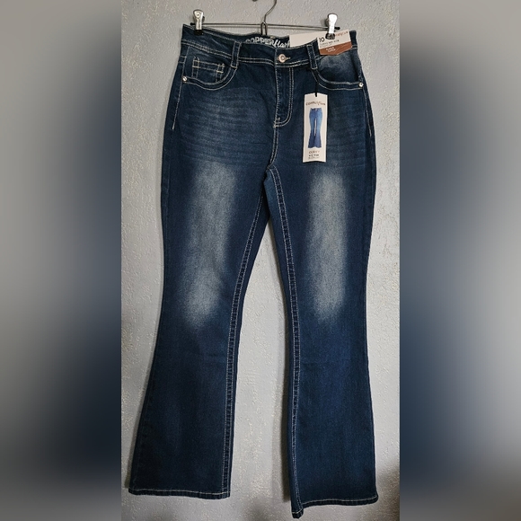 Copper Flash | Jeans | Copper Flash Curvy Mid Rise Bootcut Embroidered ...